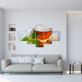 Obraz šálku s čajem (125x70 cm)