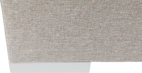 Boxspringová postel 120x200, šedohnědá TAUPE, FERATA TV KOMFORT