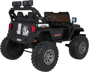 Elektrické autíčko Extreme Sport 4x4 černé