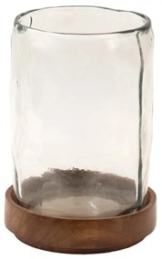 Skleněný nástavec na čajovou svíčku Transparent 12*17 cm – 12x17 cm