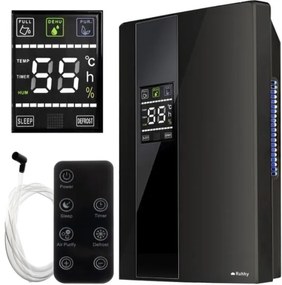 Ruhhy 21847 Odvlhčovač vzduchu 90 W, 1800 ml černá