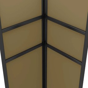 Altán s dvojitou stříškou a světelné LED řetězy 3x3x2,7 m taupe 3070303