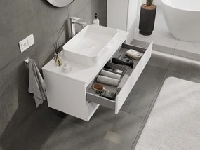 Mexen Orio, koupelnová skříňka 100 cm, 2 zásuvky, bílá matná, 91A10-10047-2-BFF01