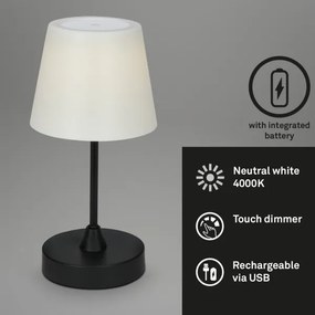 Brilo - LED Venkovní stmívatelná dobíjecí lampa LED/3W/5V IP44 2000 mAh