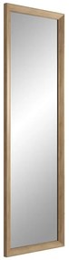 Nástěnné zrcadlo v hnědém rámu Styler Paris, 47 x 147 cm