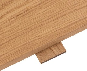 Sada 2 ks prodlužujících desek k jídelnímu stolu Atlantic 100x50 cm dub přírodní