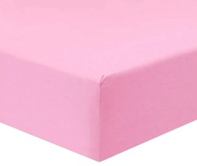 Prostěradlo jersey světle růžová TiaHome - 180x200cm