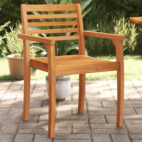 Zahradní židle 6 ks 59 x 55 x 85 cm masivní akáciové dřevo,  3216304