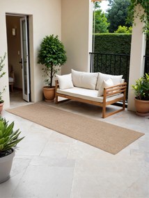 NORTHRUGS, Běhoun Duet Kona 106250 Beige/White - na ven i na doma, 80x250, béžová, chodba / předsíň