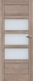 Interiérové dveře vasco doors BRAGA model B Průchozí rozměr: 70 x 197 cm, Orientace dveří: Levé dveře, Dekor: Dub šedý