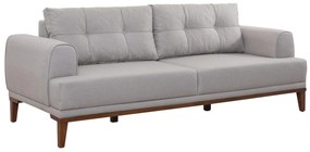 Hanah Home Třímístná pohovka BALERA s křeslem krémová 223 cm