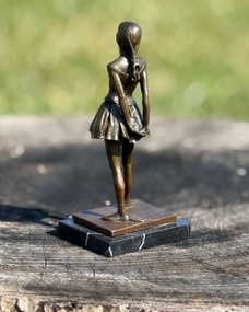 Bronzová socha malá soška - Tanečnice baletka Degas