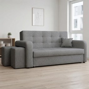 Pohovka VIVA III HOME + 2x taburet v ceně | 178 cm | LEVÁ | rozkládací + úložný prostor | VÝBĚR TKANIN