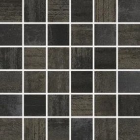 Rako Rush WDM05523 mozaika 29,8x29,8 černá 8 mm rekt. 4 set
