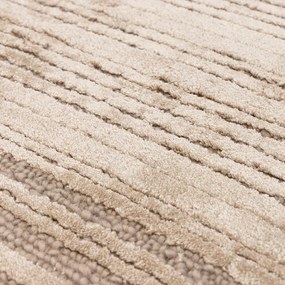 Béžový ručně tkaný koberec s příměsí vlny 200x290 cm Henley Sand – Asiatic Carpets