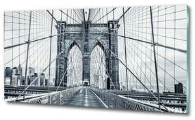 Wallmuralia Foto obraz sklo tvrzené Brooklynský most 100x50