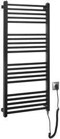 Sapho Sapho, METRO-E elektrické topné těleso, rovné, 500x1060 mm, 400 W, černá matná, ME410B
