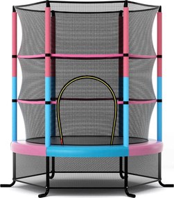 Costway Zahradní trampolína Ø165 cm s ochrannou sítí trampolína
