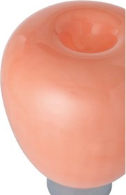 Růžová/v leskle stříbrné barvě skleněná stolní lampa (výška 34 cm) Balloon – Ellos Home