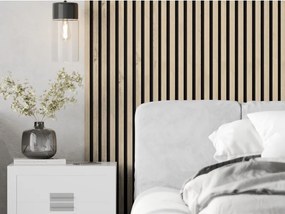 Mexen Lam-B, stěnové lamely 275 × 31,5 cm, HDF deska 4 mm, dub perlový, S100-275317-2812-058
