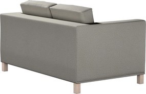 Potah na pohovku IKEA  Karlanda 2-místná, krátký barva šedá látka pletený vzor