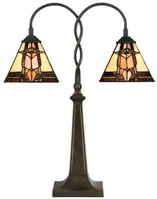 Stolní lampa Tiffany GEOMETRICAL GRACE Clayre &amp; Eef 5LL-6322