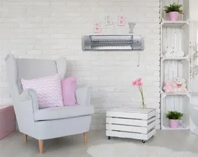 Olympia BR 60 šedá / Ohřívač na přebalovací pult / 600 W / Nástěnný /