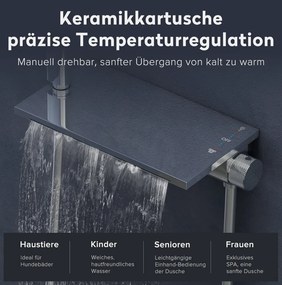 design vanová baterie DOPORRO 3 - chrom