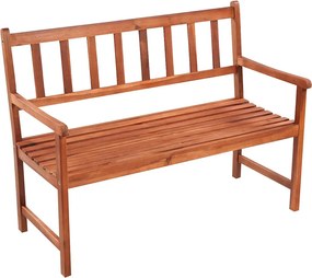 Zahradní lavice s poduškou 120 cm masivní akáciové dřevo 3063787