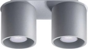 Stropní svítidlo SOLLUX Orbis 2 GU10 2x40W bez zdroje SL.0055 šedá