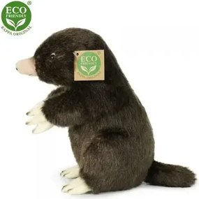 RAPPA Plyšový krtek 21 cm / ECO-FRIENDLY / od 0 měsíců