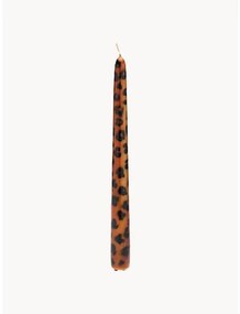 Ručně vyrobené svíčky Leopard, 2 ks