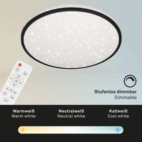 Brilo - LED Stmívatelné stropní svítidlo STARRY SKY LED/48W/230V 3000-6000K + DO