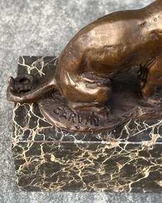 Bronzová socha soška - PANTER