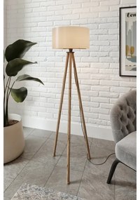 Stojací lampa AYD 1xE27/40W/230V hnědá/šedá