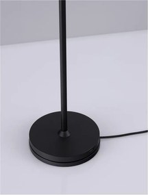 NV 9223406 Venkovní stolní lampa SEINA černý hliník a akryl LED 2W 2700K 5V DC IP54 vypínač na těle nabíjecí s PG základnou nebo bílým USB C kabelem - NOVA LUCE