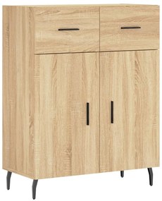 Skříň highboard dub sonoma 69,5 x 34 x 180 cm kompozitní dřevo - Default Title