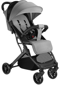 TecTake GmbH 405320 kočárek buggy finn, skládací, 5bodový pás - šedá