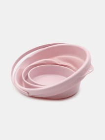 Sinsay - Skládací kbelík s rukojetí - pastelová růžová