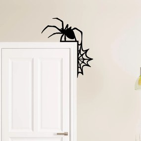 Halloween dekorace PAVOUK Zvolte rozměr (cm): 38x44, Zvolte barvu dekoru: Černá