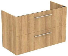 Ideal Standard i.Life A - Skříňka pod umyvadlo, 1000x440x630 mm, 2 zásuvky, dub T5257NX