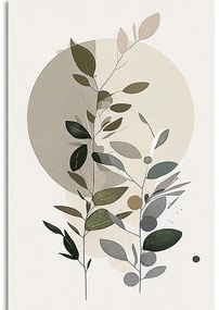 Obraz minimalistické rostlinky v boho stylu