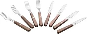 Lamart Walnut Steakový příbor 8ks / nerez