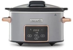 Pomalý hrnec CrockPot 3,5l stříbrný/měď