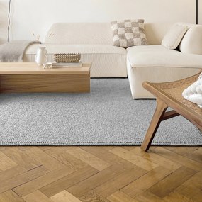 Balta, Metrážový koberec Wolly 920 šedá, na míru, šíře 4m, šedá, filc, ložnice