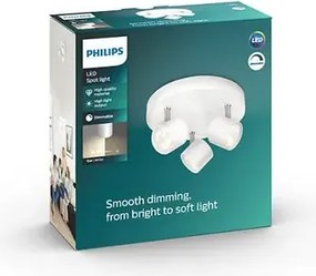 Philips Star 3x4,5W bílá / LED bodové svítidlo / 1500lm / 2700K / IP20