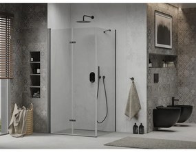 Mexen Lima sprchový kout 70x80 cm, průhledná, černá, 856-070-080-70-00