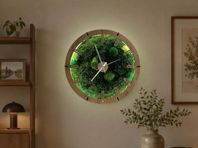 Li-Go "Mechové hodiny" svítidlo s powerbankou a pohybovým čidlem 50 cm/dub