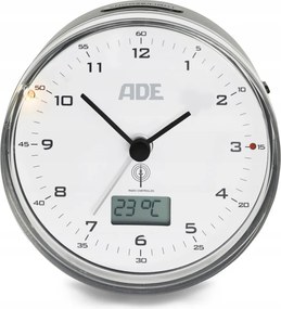 Hodiny Budík s teploměrem Ade Alarm 8 x 4 cm K3