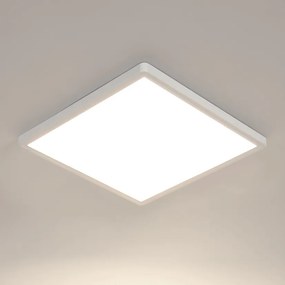 Lampa Lazienkowa Sufitowa Plafon Led Biały Kwadrat Nowoczesna 4500K IP44